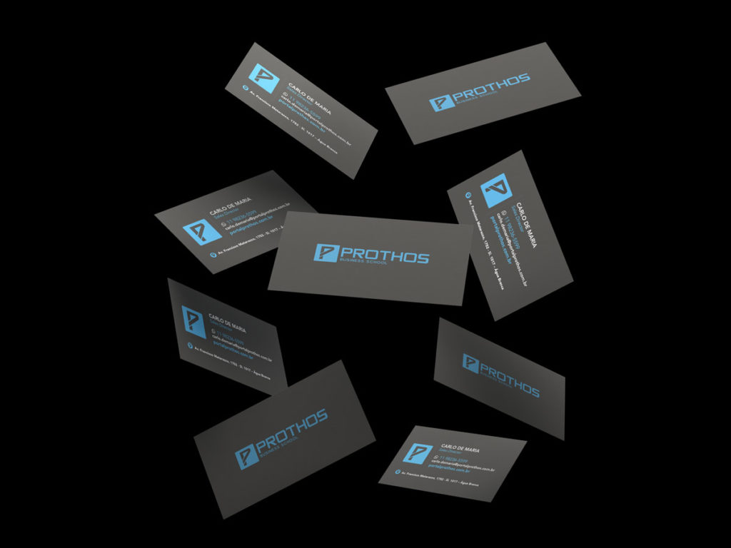 Criação da marca Prothos Business School - Biquara Digital Creative